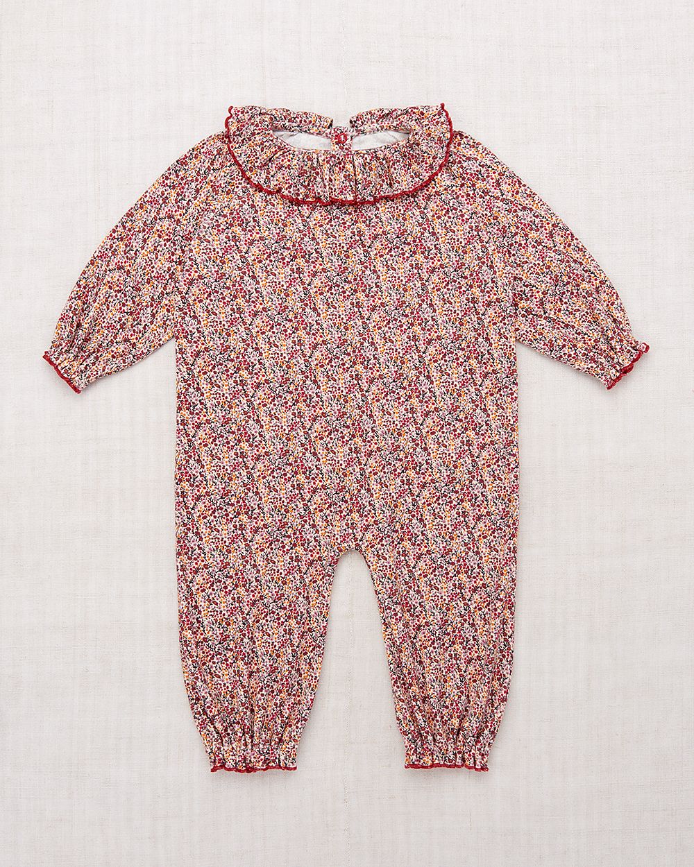 +Misha&Puff+ Pierrot onesie - String Mini Floral – slow. editions